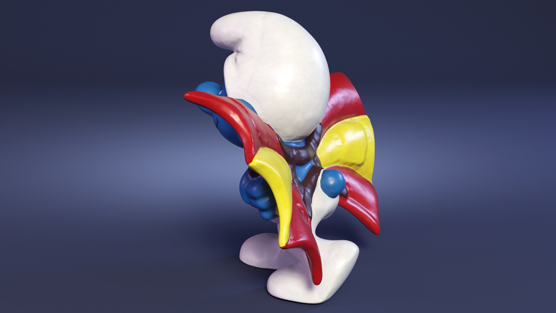 Smurf Flying Wings Model - TurboSquid 1853574