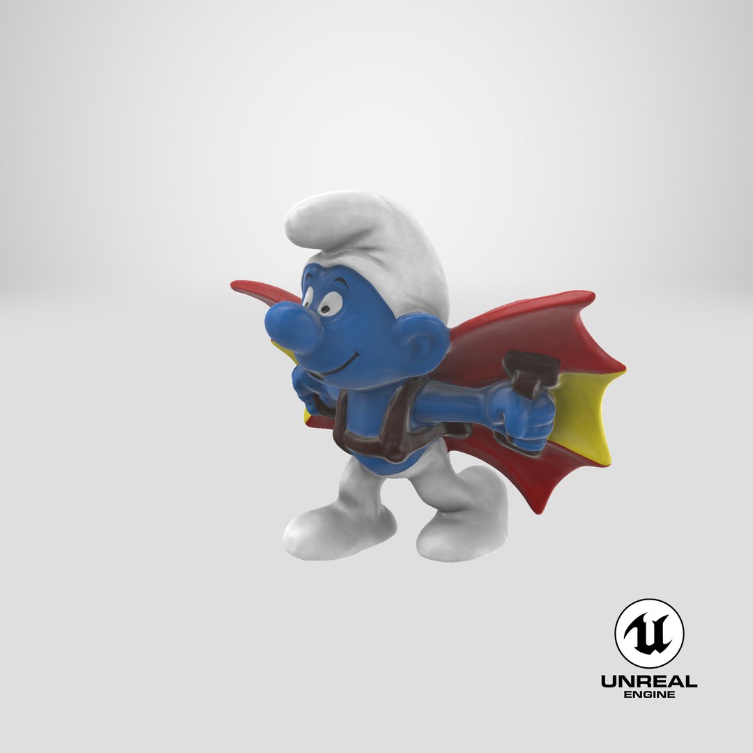 Smurf Flying Wings model - TurboSquid 1853574
