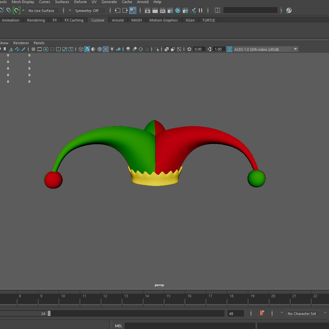 3D Model Jester Hat 02 - TurboSquid 2301177