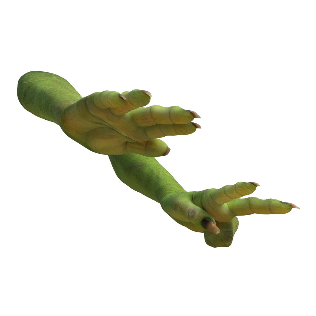 3d Goblin Hands Pose 5