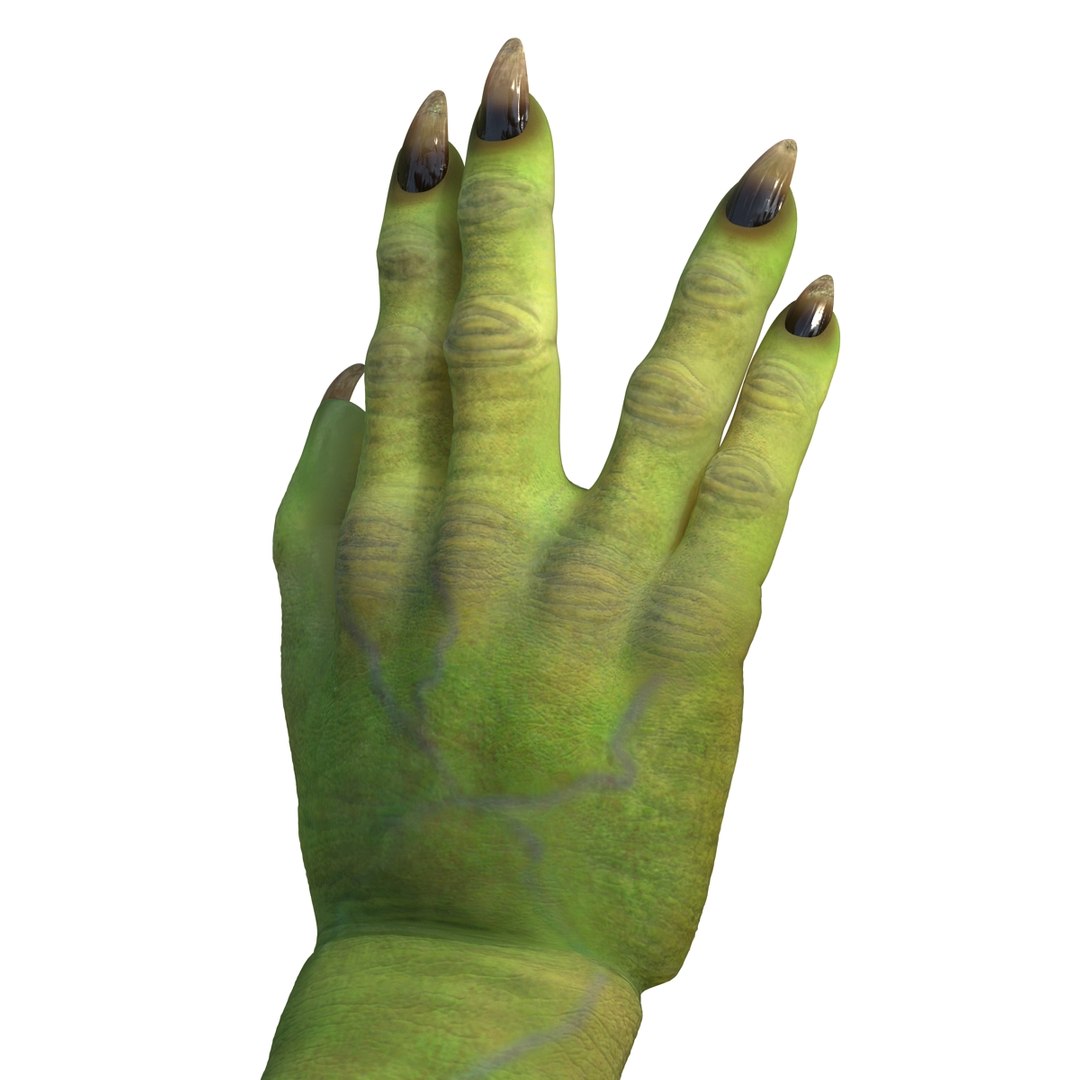 3d goblin hands pose 5