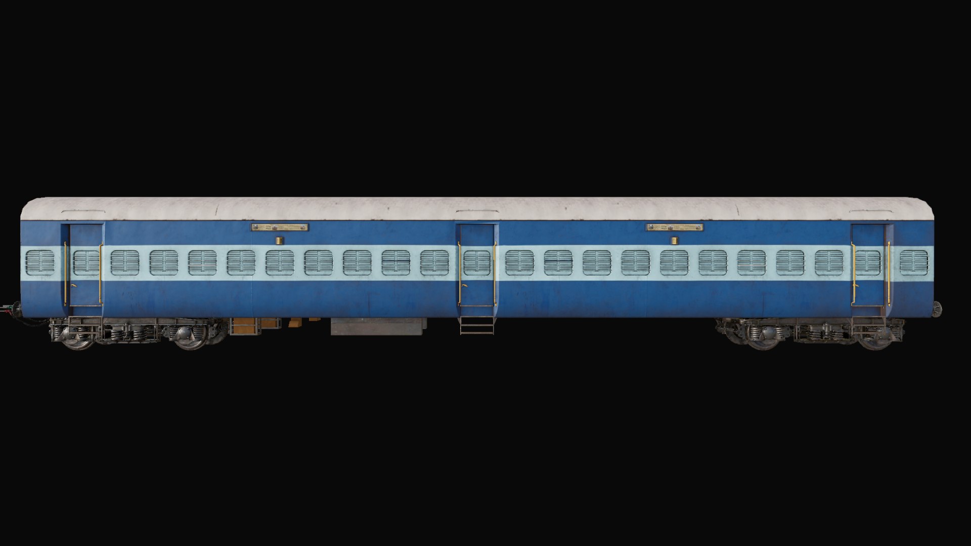 3D Indian Railways ICF Coach Train - TurboSquid 2433535
