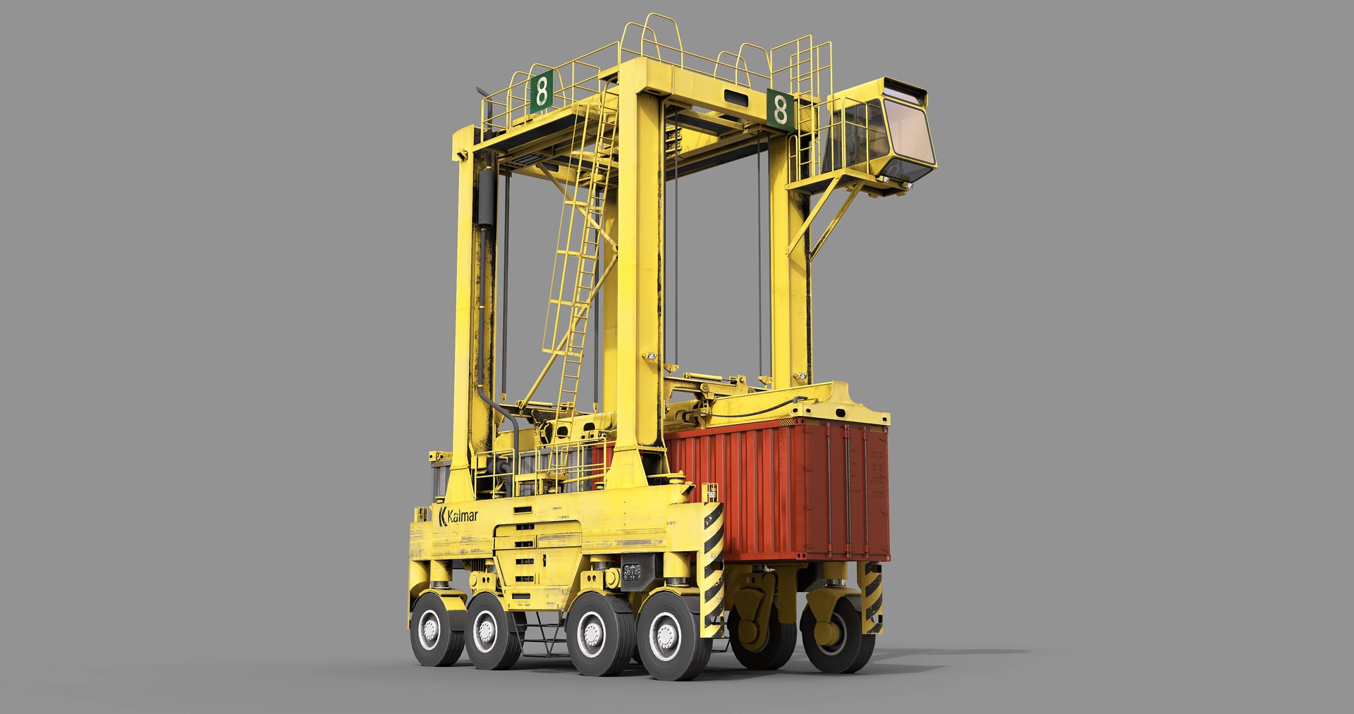 Straddle Carrier 3D - TurboSquid 2173119