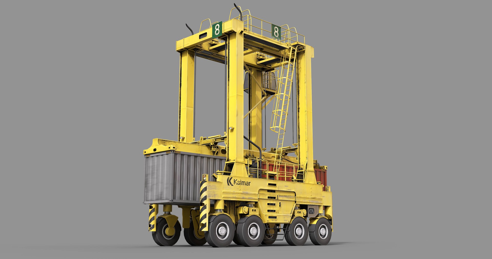 Straddle Carrier 3D - TurboSquid 2173119