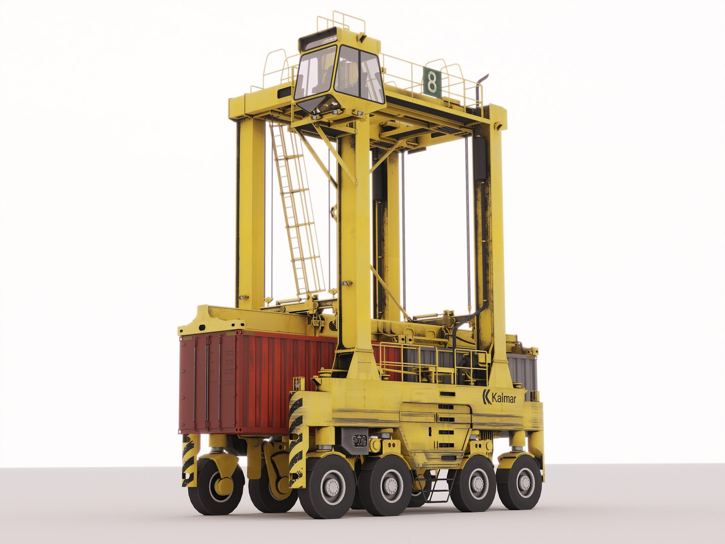 Straddle Carrier 3D - TurboSquid 2173119