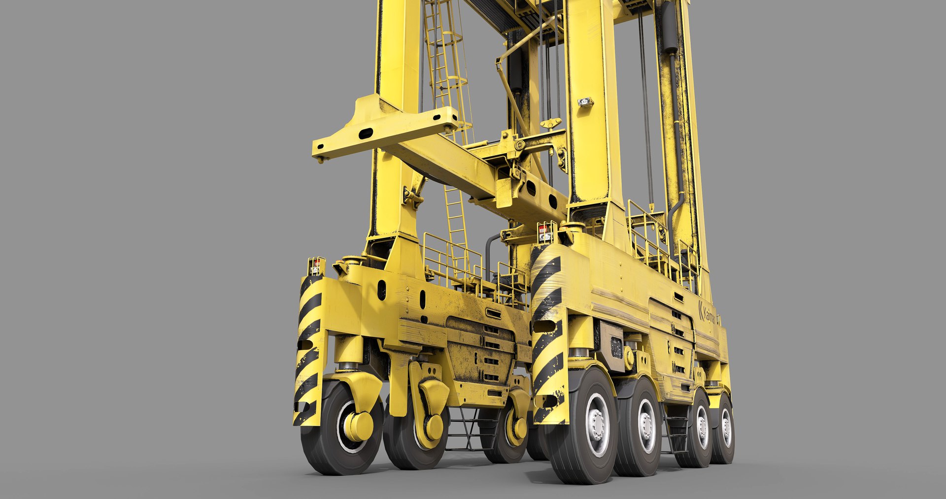 Straddle Carrier 3D - TurboSquid 2173119