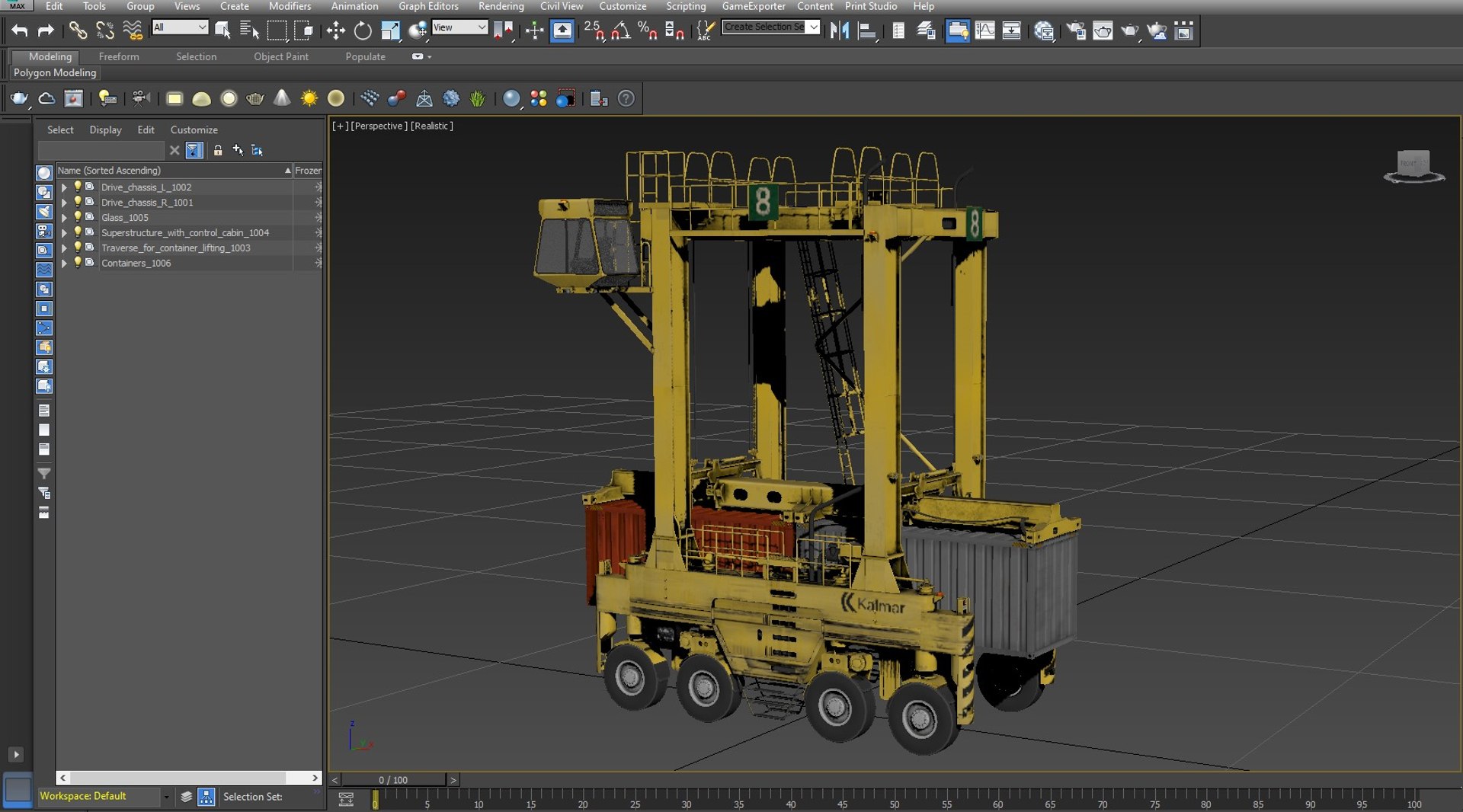 Straddle Carrier 3D - TurboSquid 2173119