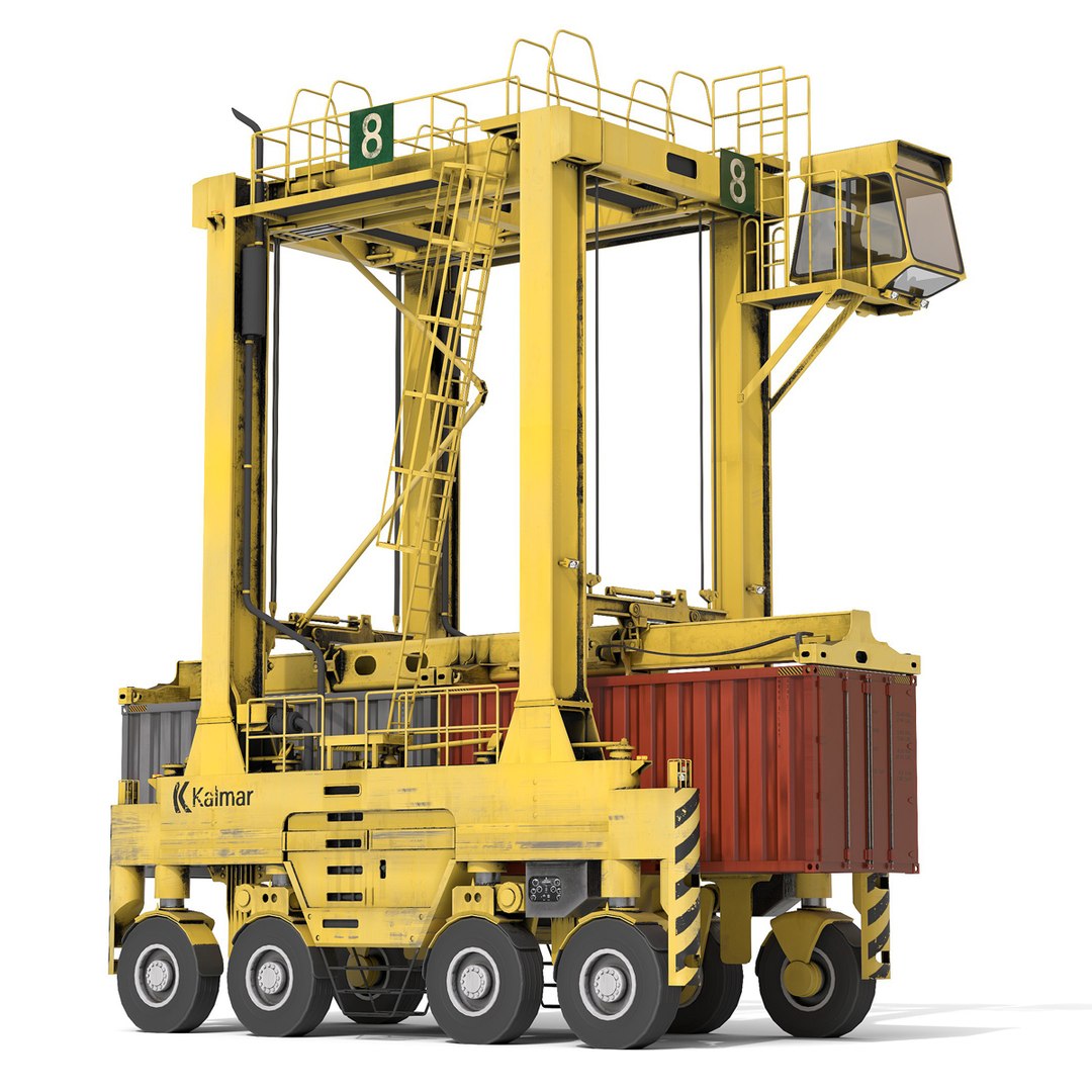 Straddle Carrier 3D - TurboSquid 2173119