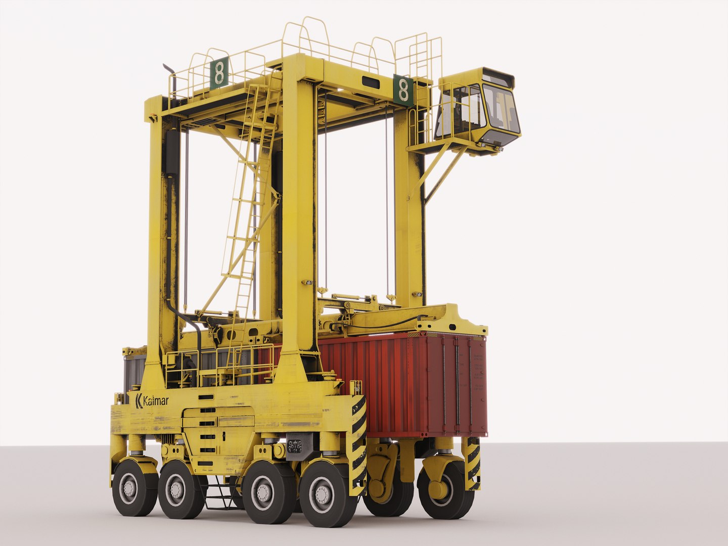 Straddle Carrier 3D - TurboSquid 2173119