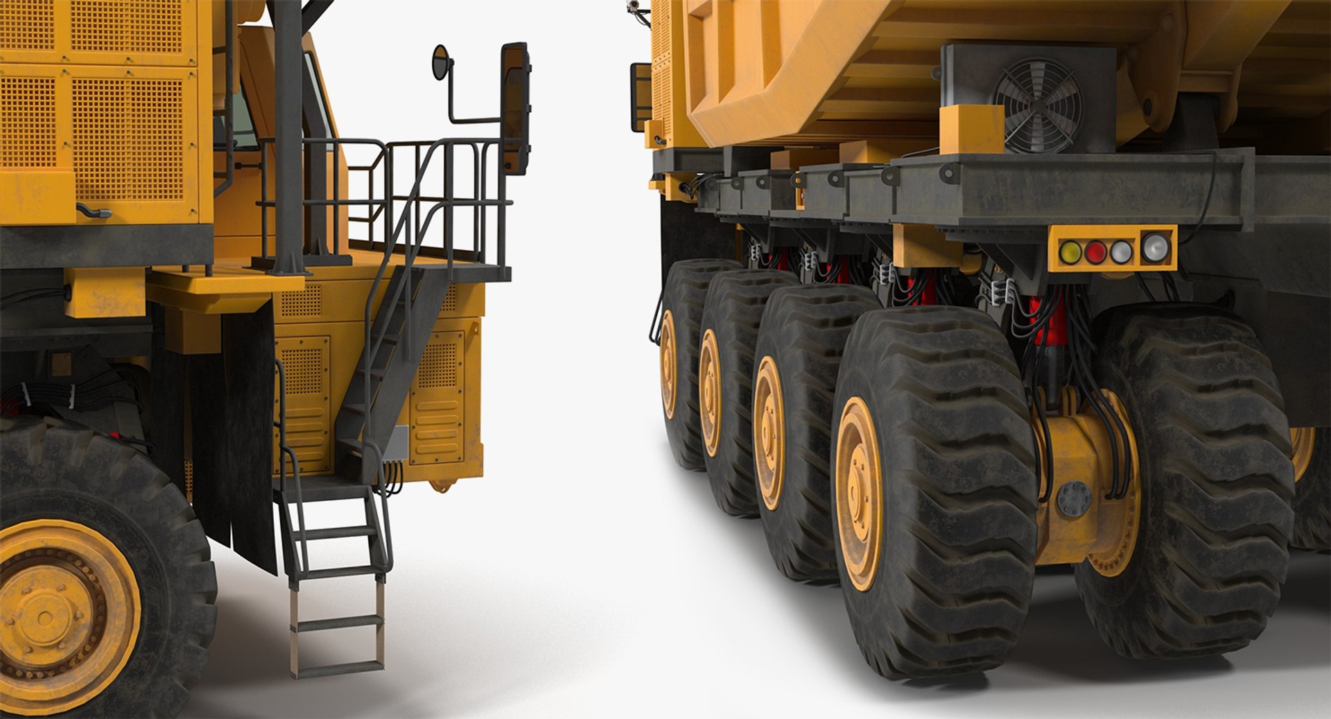 3D big trucks rigged - TurboSquid 1203397