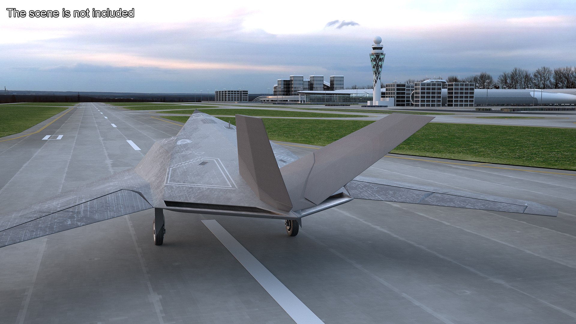 Combat Stealth Fighter Jet 3D Model - TurboSquid 2320851