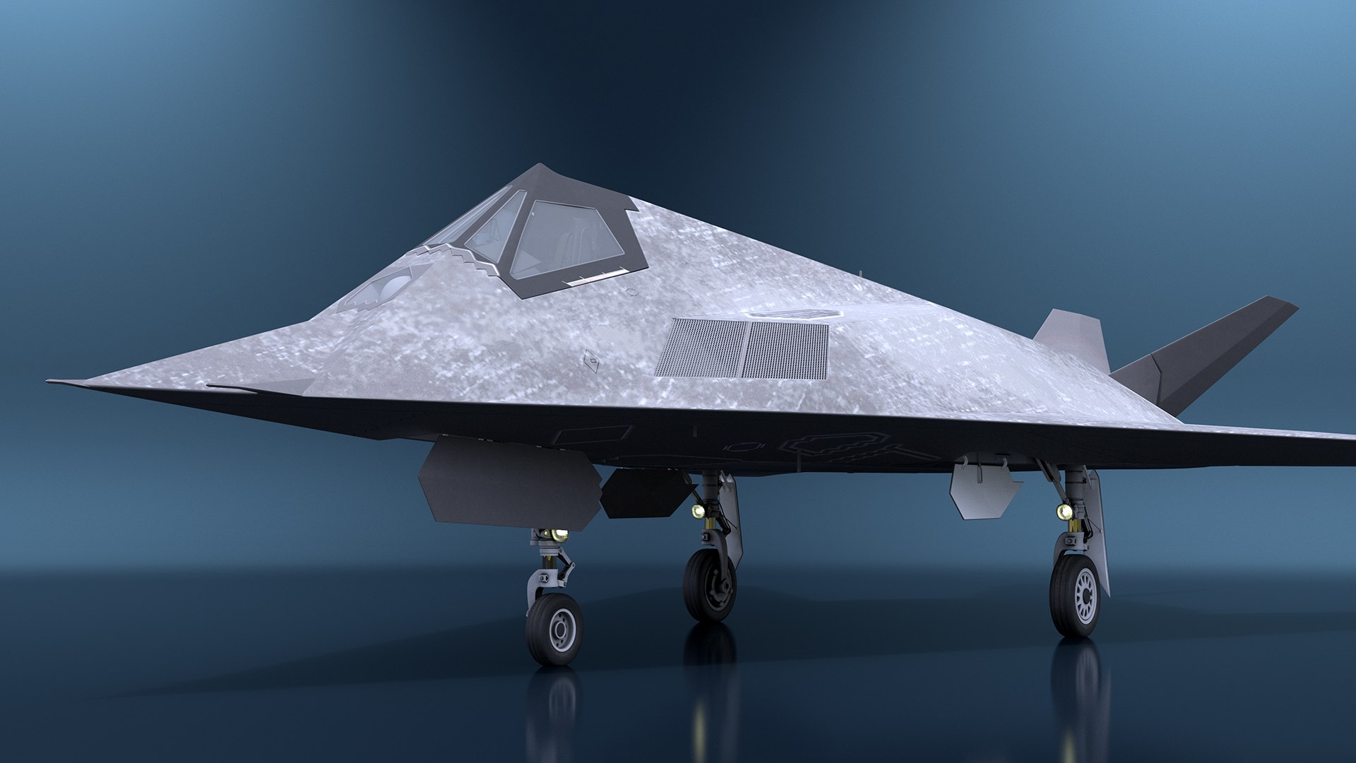 Combat Stealth Fighter Jet 3D Model - TurboSquid 2320851