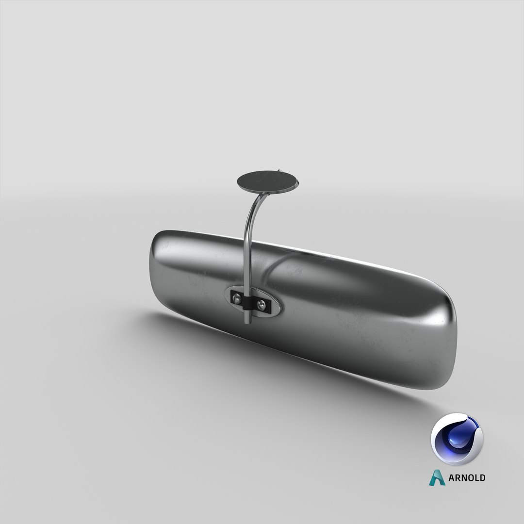 3D model Retro Rear View Mirror V1 - TurboSquid 2066258