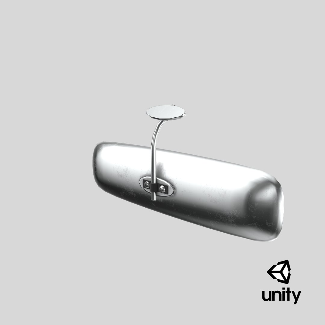 3D model Retro Rear View Mirror V1 - TurboSquid 2066258