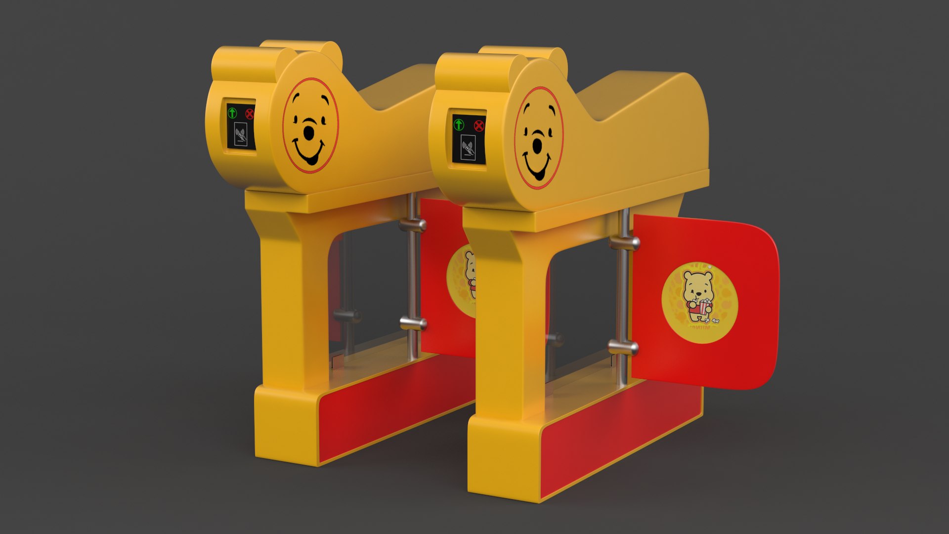3D Turnstile Gate - TurboSquid 2080271