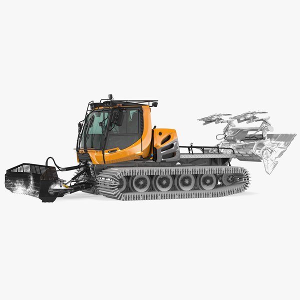 3D snowy groomer generic rigged - TurboSquid 1524565