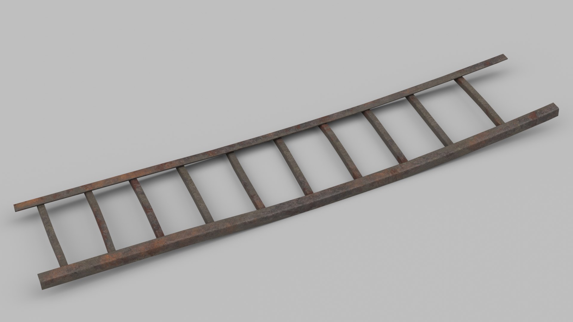 3D Metal Ladder model - TurboSquid 2050637