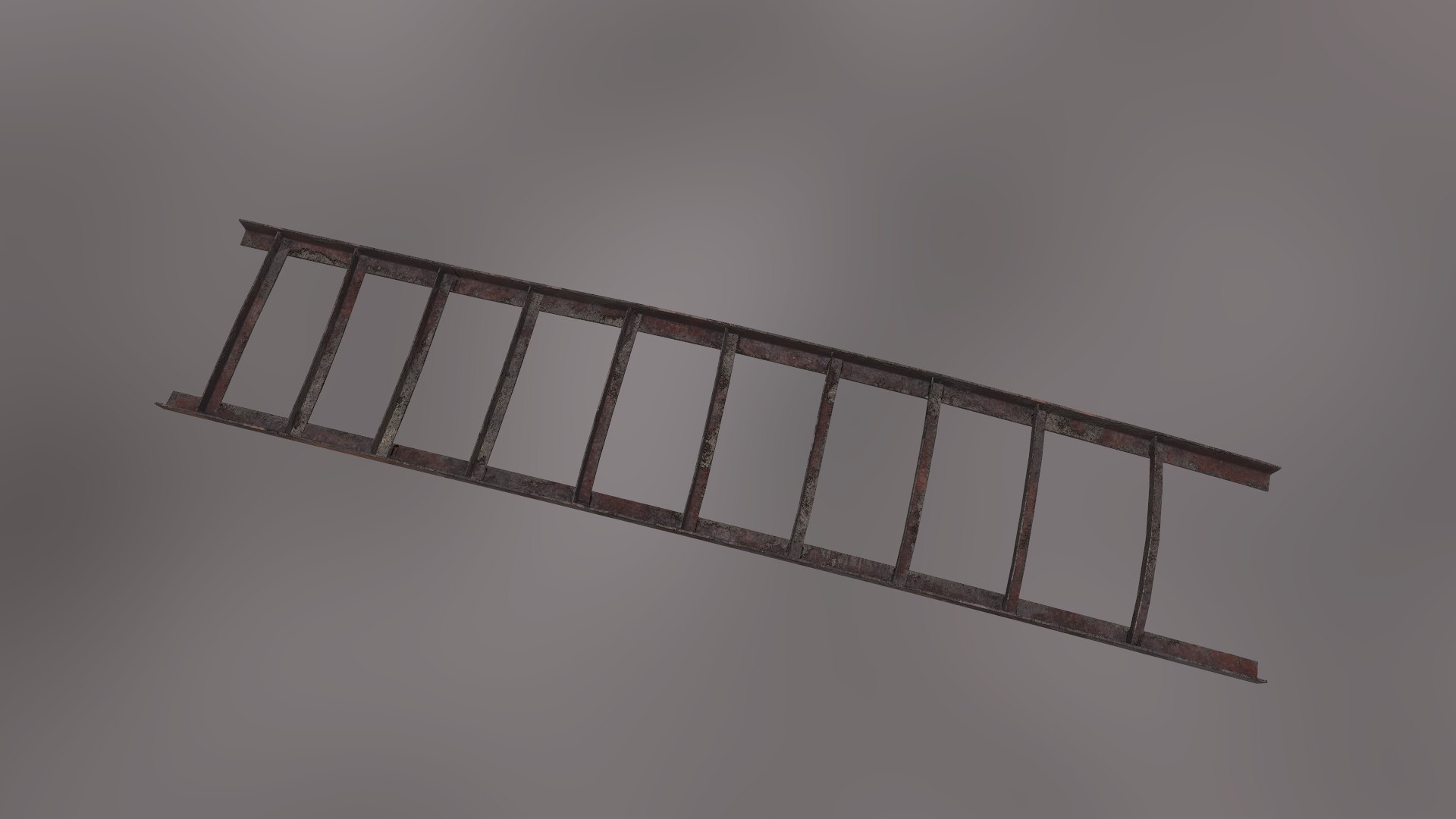 3D Metal Ladder model - TurboSquid 2050637