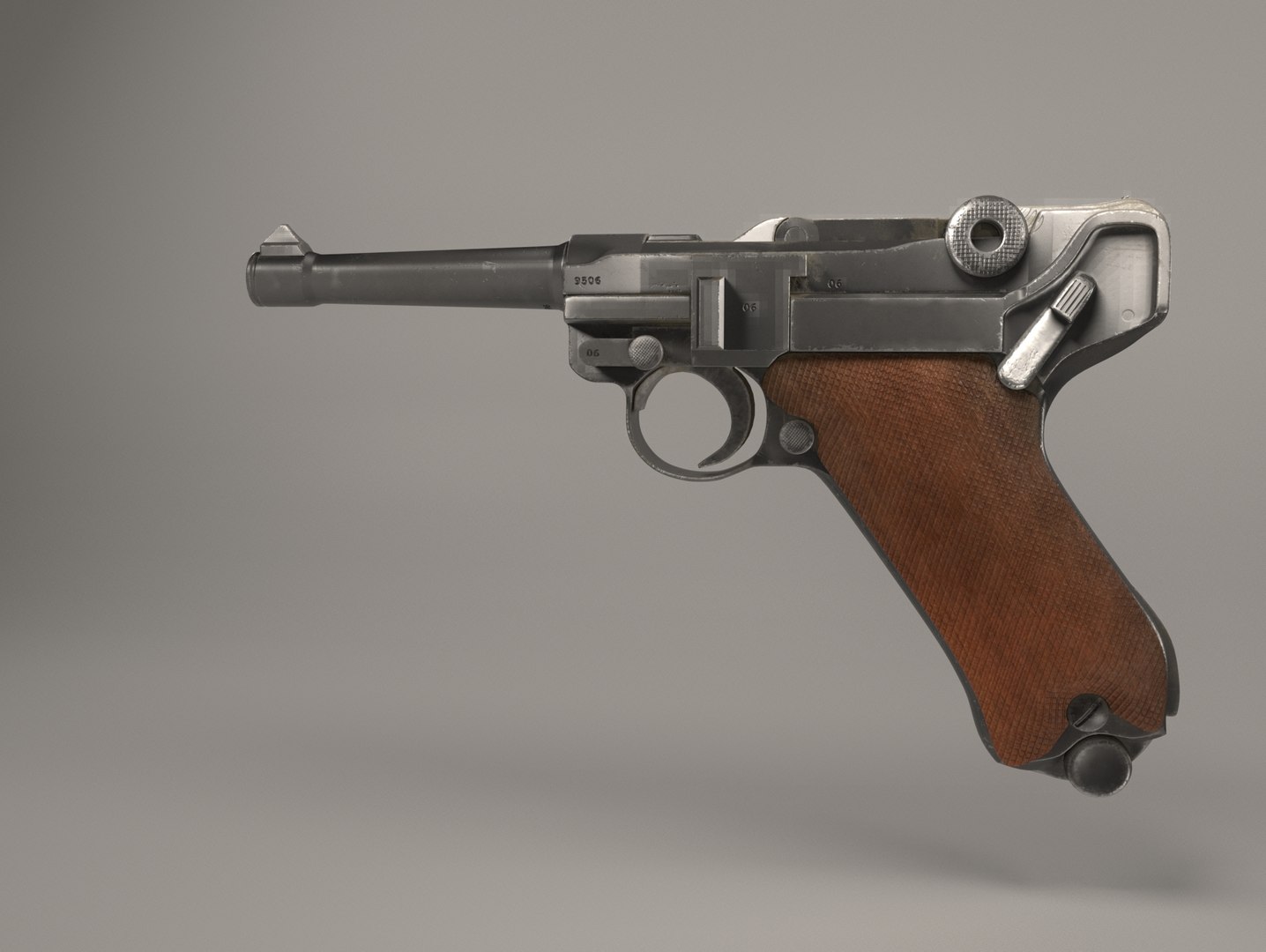 Gun Luger «Parabellum» 3D - TurboSquid 1723564