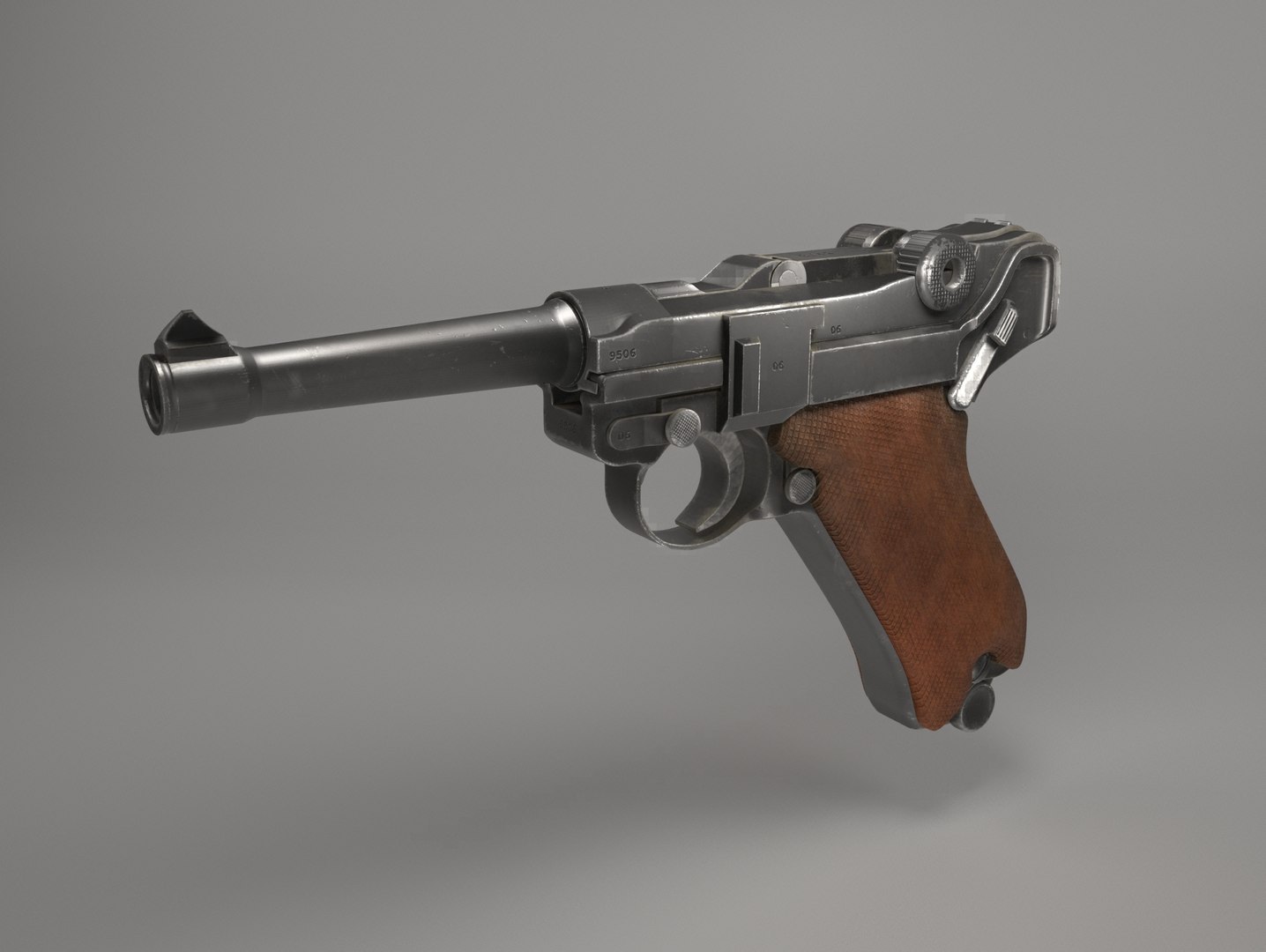 Gun Luger «Parabellum» 3D - TurboSquid 1723564