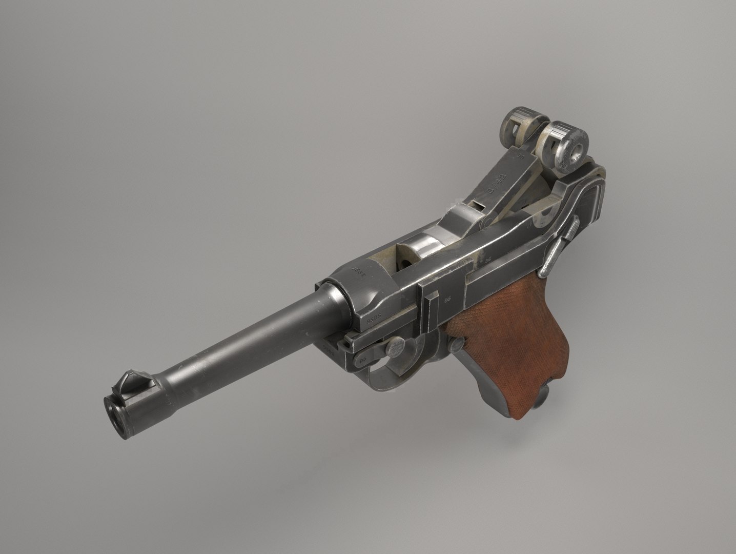 Gun Luger «Parabellum» 3D - TurboSquid 1723564