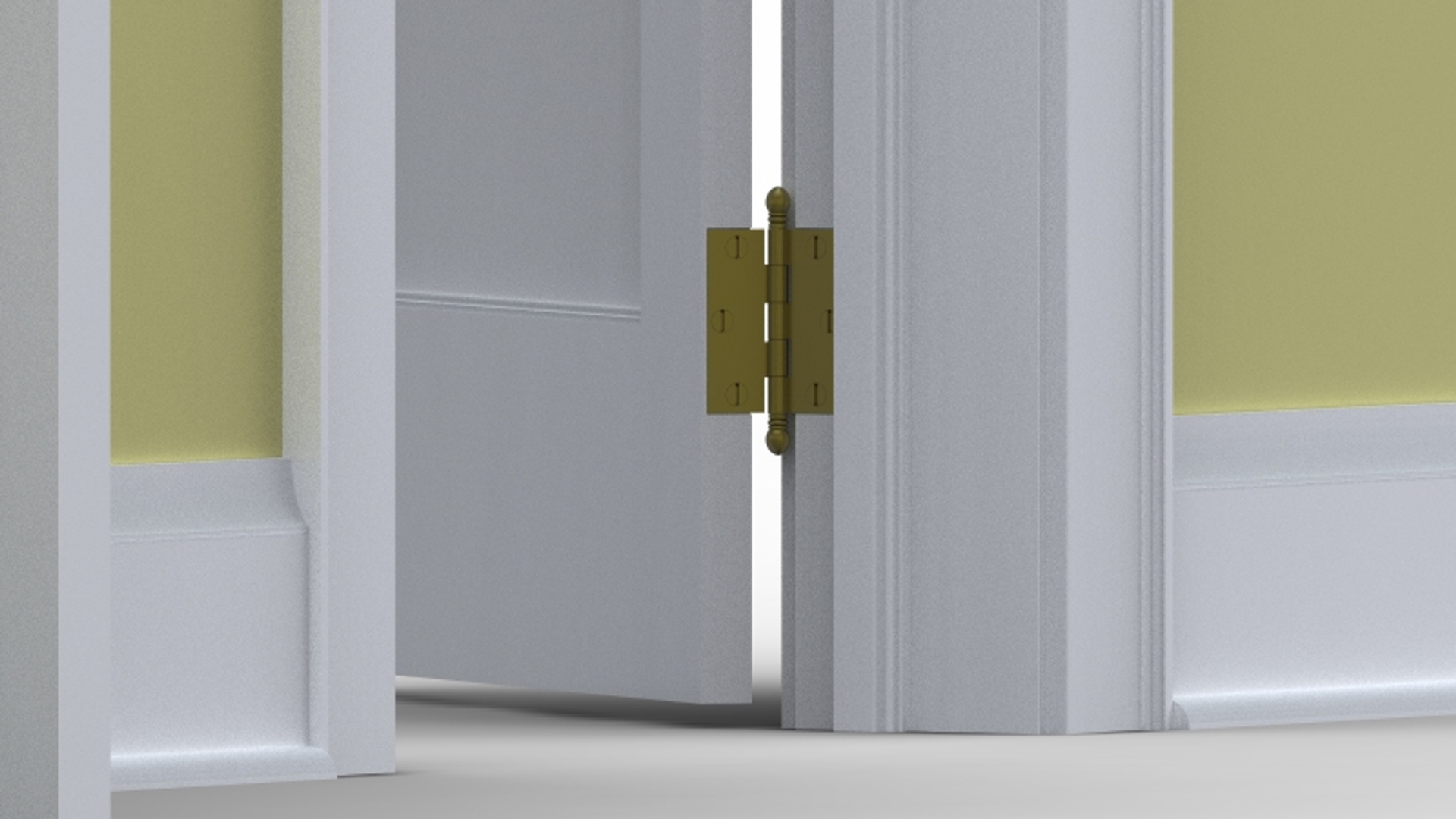 door hinge 3d model
