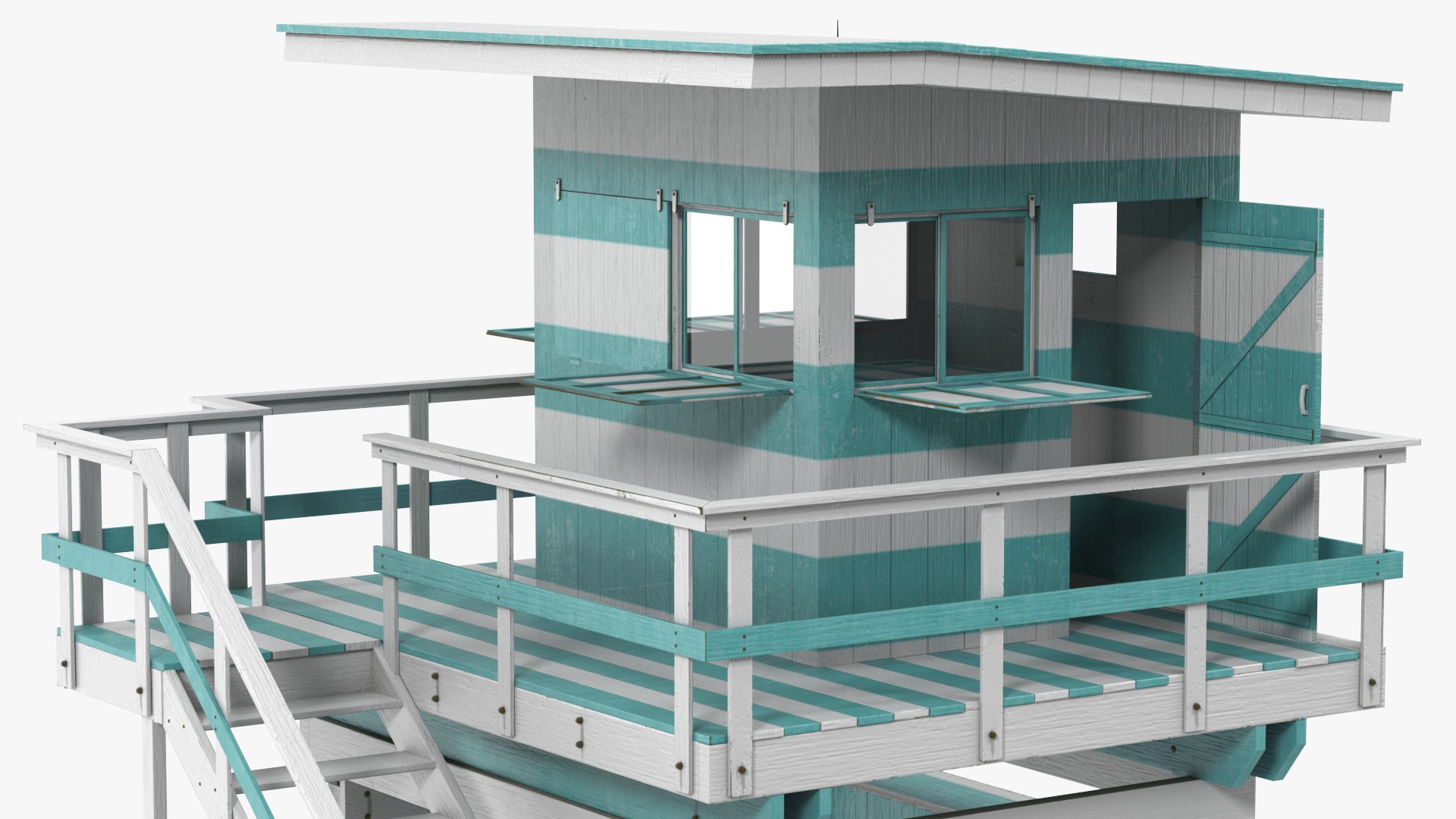 3D Lifeguard Tower - TurboSquid 1719811