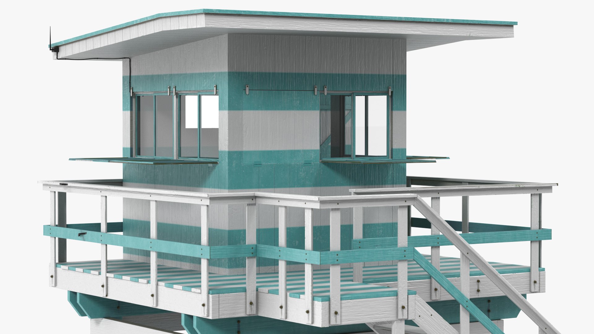 3D Lifeguard Tower - TurboSquid 1719811