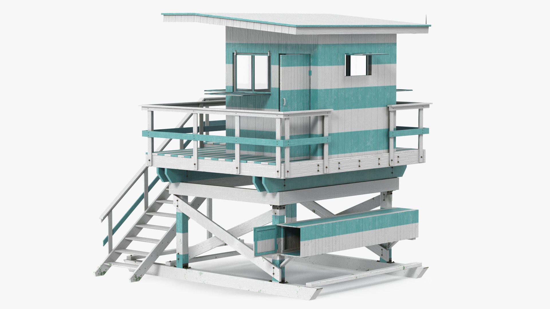 3D Lifeguard Tower - TurboSquid 1719811