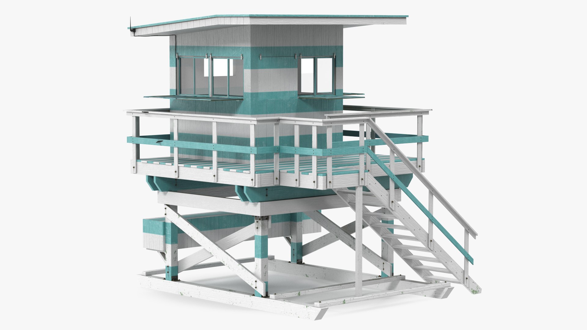 3D Lifeguard Tower - TurboSquid 1719811