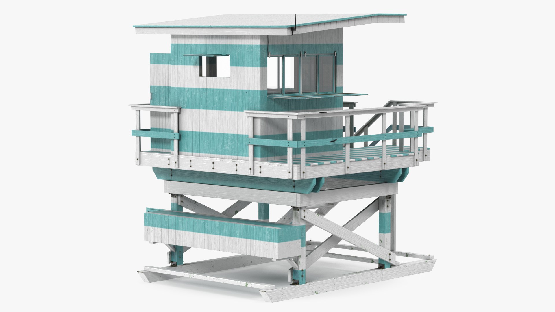 3D Lifeguard Tower - TurboSquid 1719811
