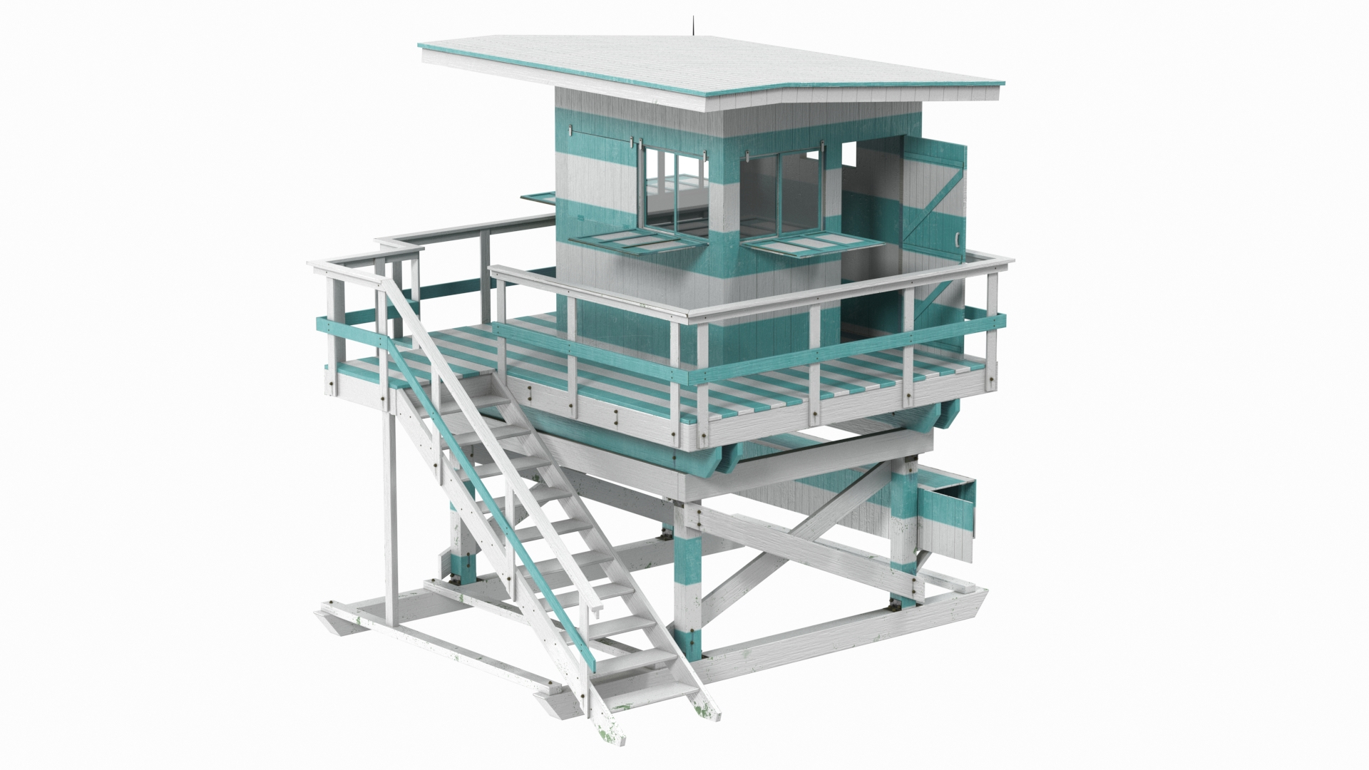 3D Lifeguard Tower - TurboSquid 1719811