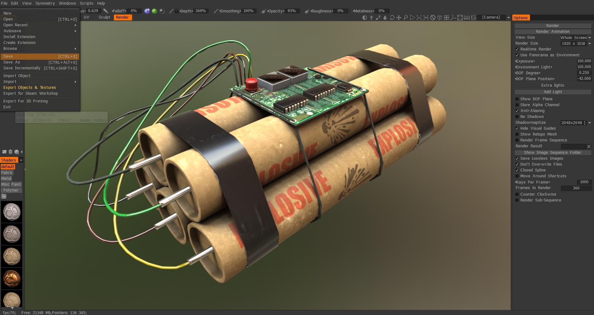 Bomb Model - TurboSquid 1166402
