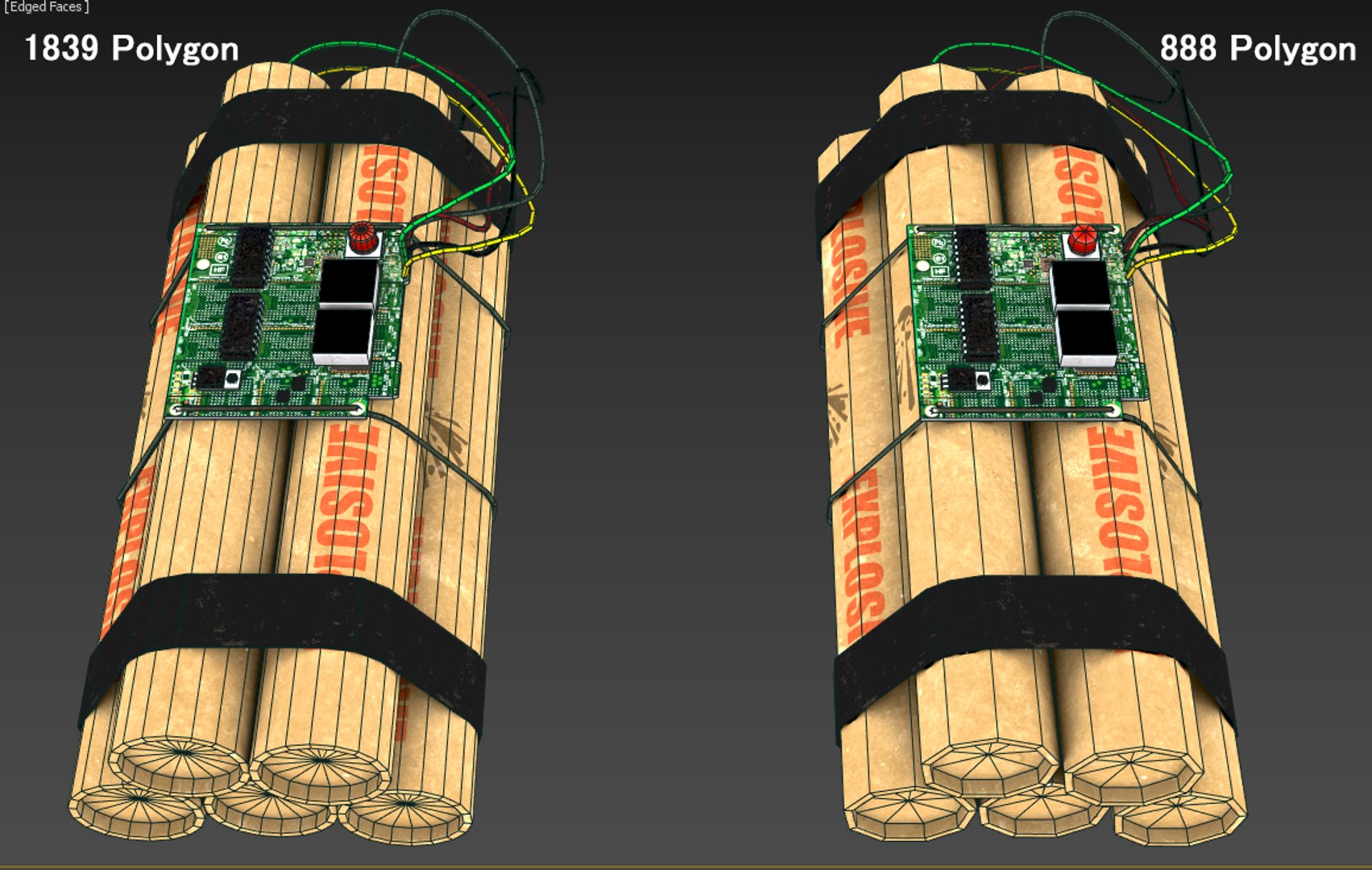 Bomb Model - TurboSquid 1166402