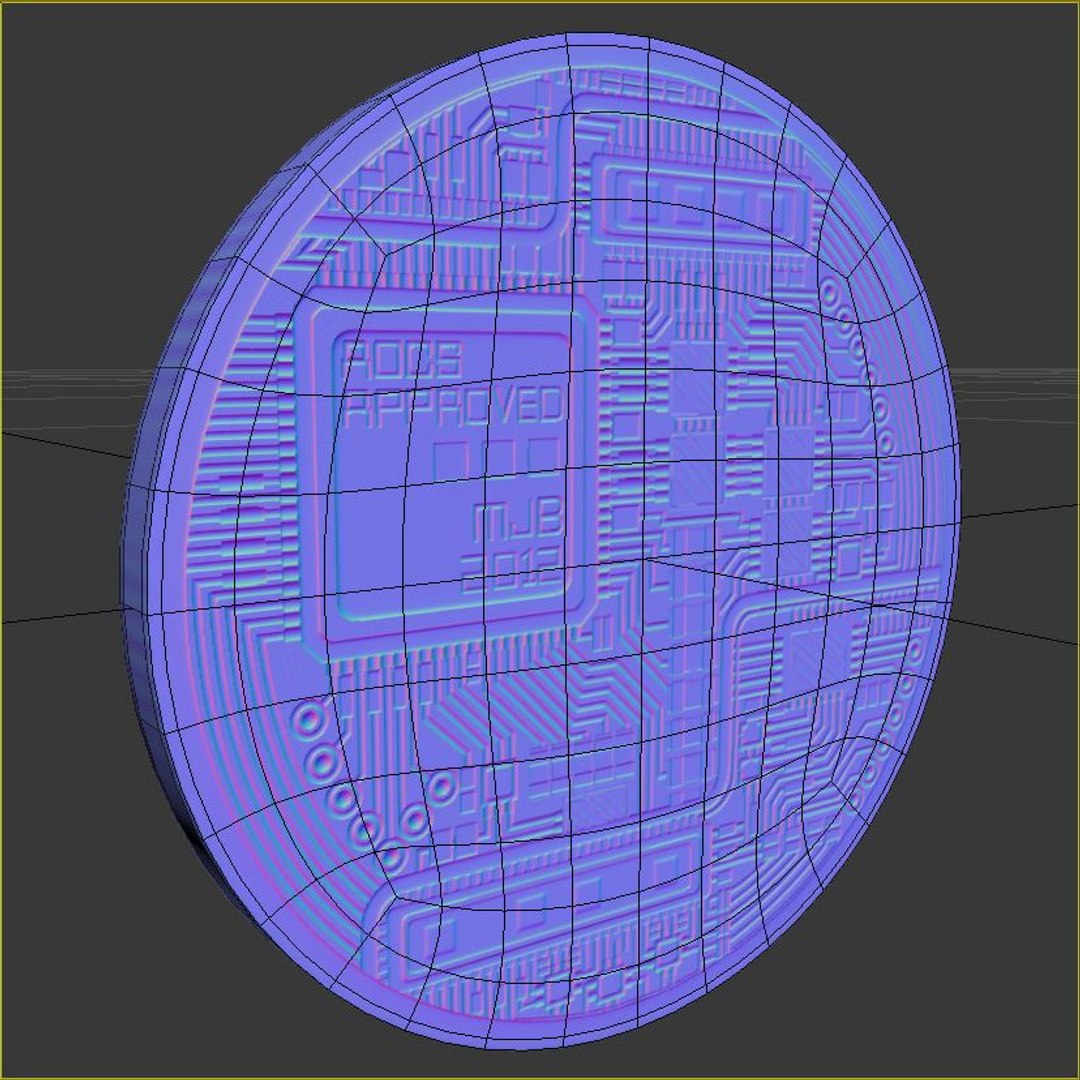 3D Bitcoin Coin - TurboSquid 1253990