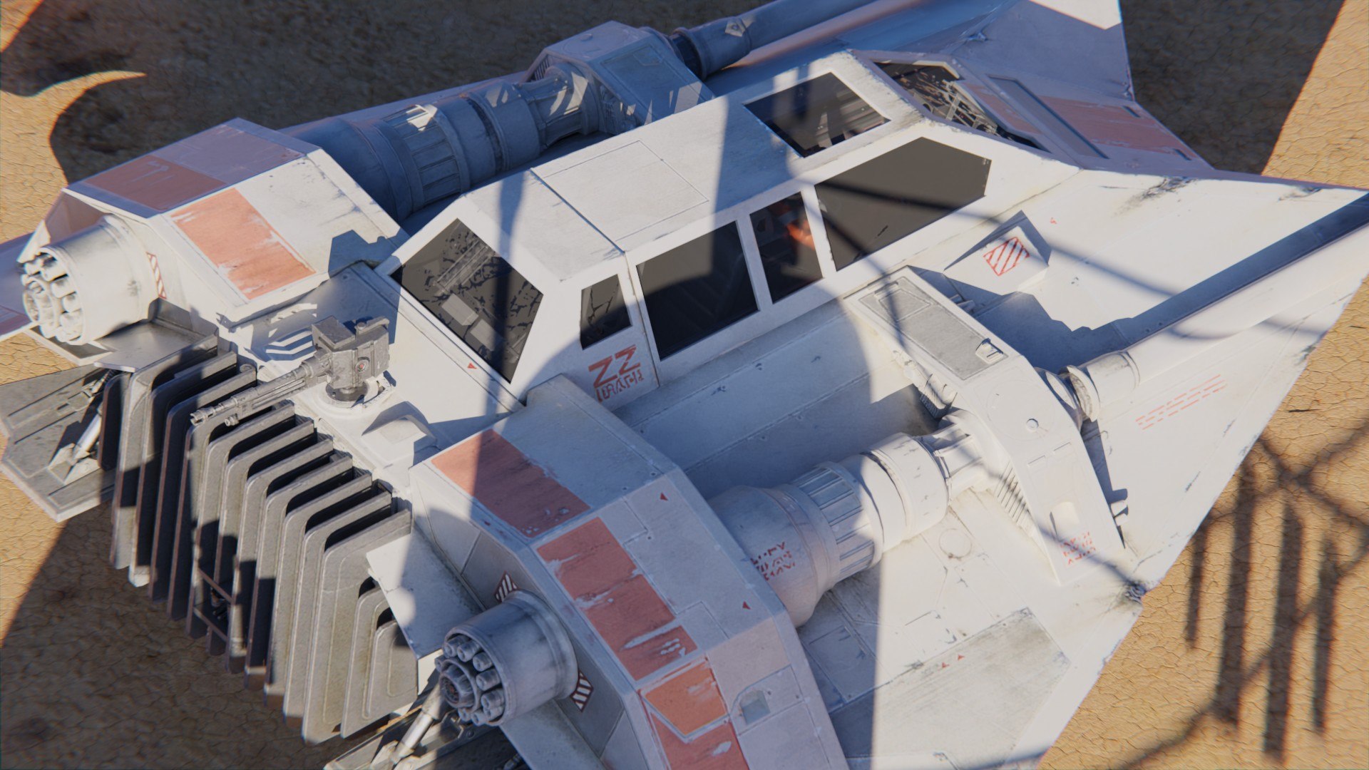 3D Star Wars Snowspeeder Model - TurboSquid 2325940