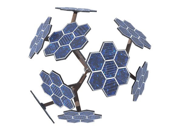 Future energy solar trees 3D model - TurboSquid 1534496