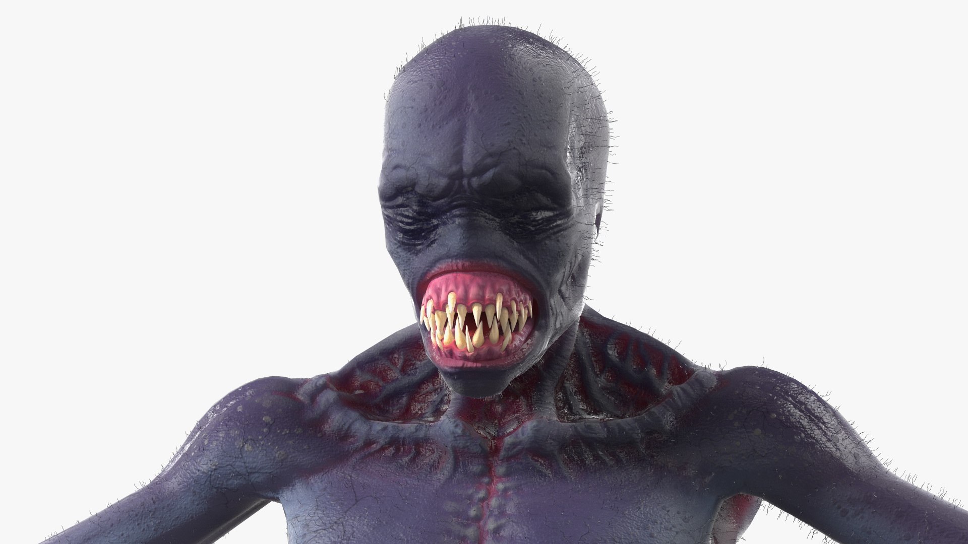 Creature t pose fur 3D model - TurboSquid 1703656