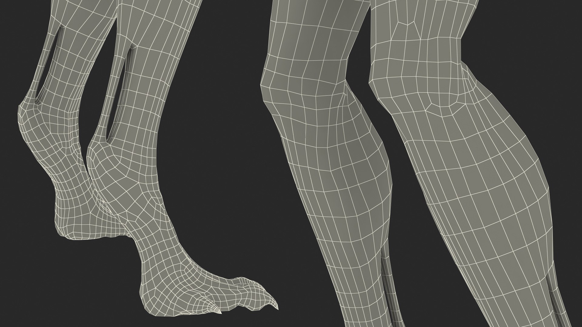 Creature t pose fur 3D model - TurboSquid 1703656