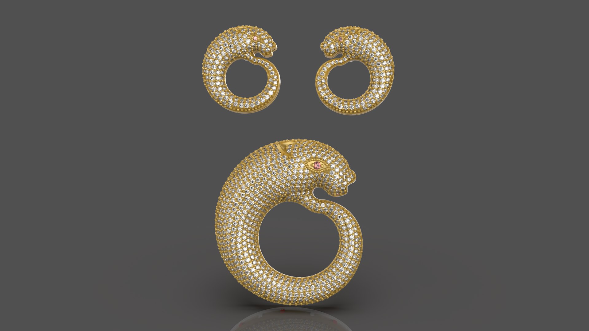 Modern Side Piece Necklace 3D CAD File 3D Model - TurboSquid 2301563