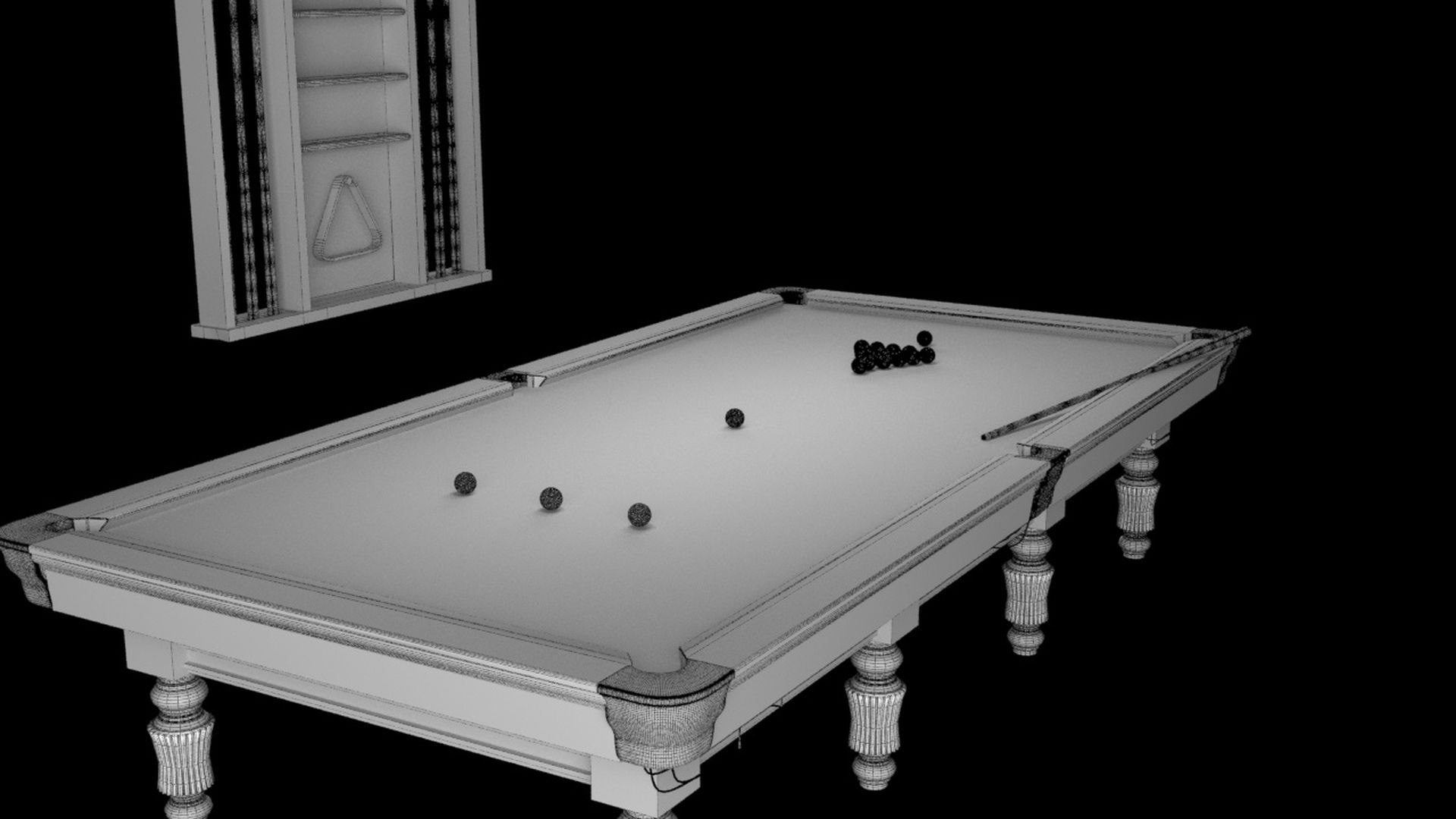 3D Snooker Table Model - TurboSquid 1840591