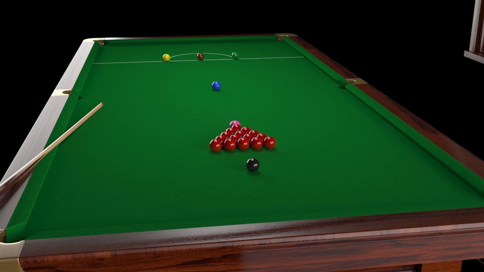 3D Snooker Table Model - TurboSquid 1840591