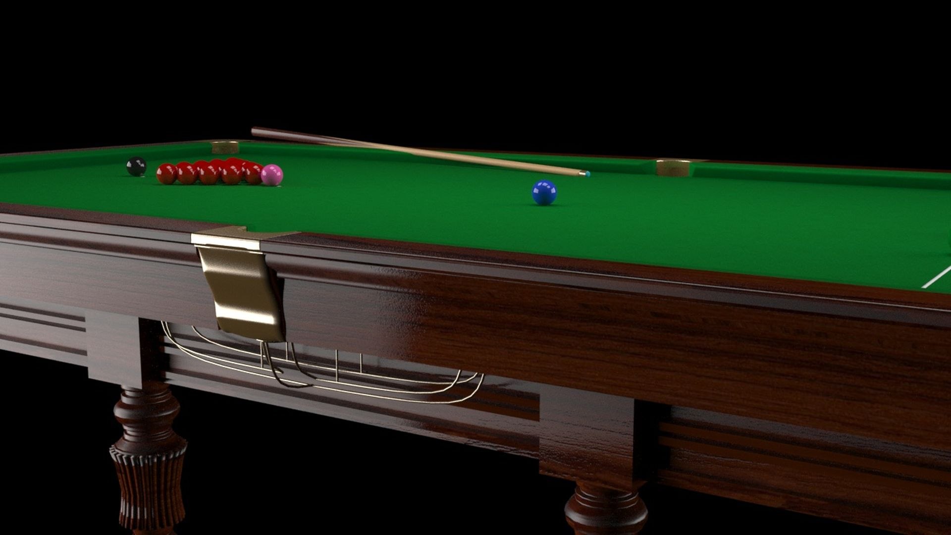 3D Snooker Table Model - TurboSquid 1840591