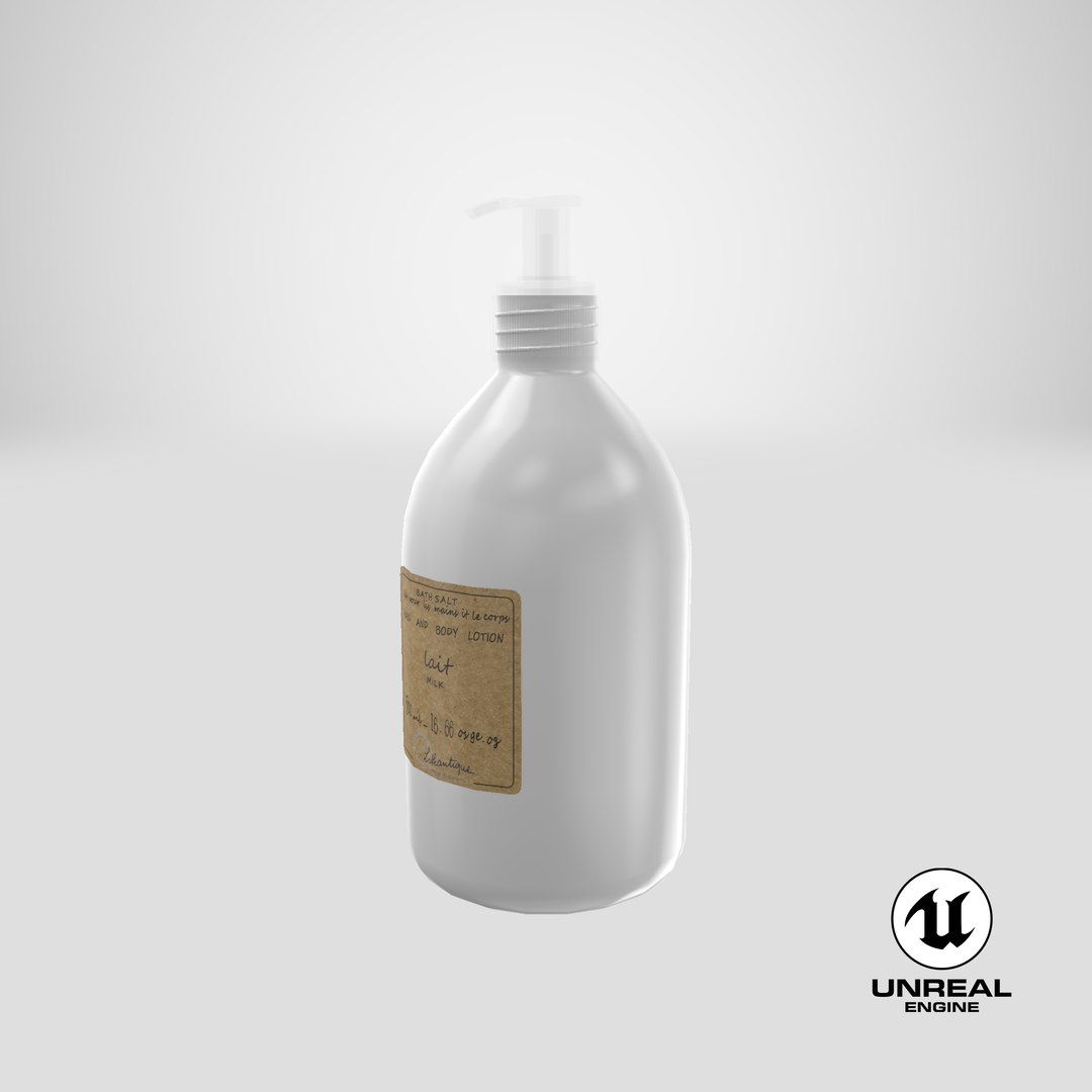 3D realistic gingers milk hand model - TurboSquid 1452269