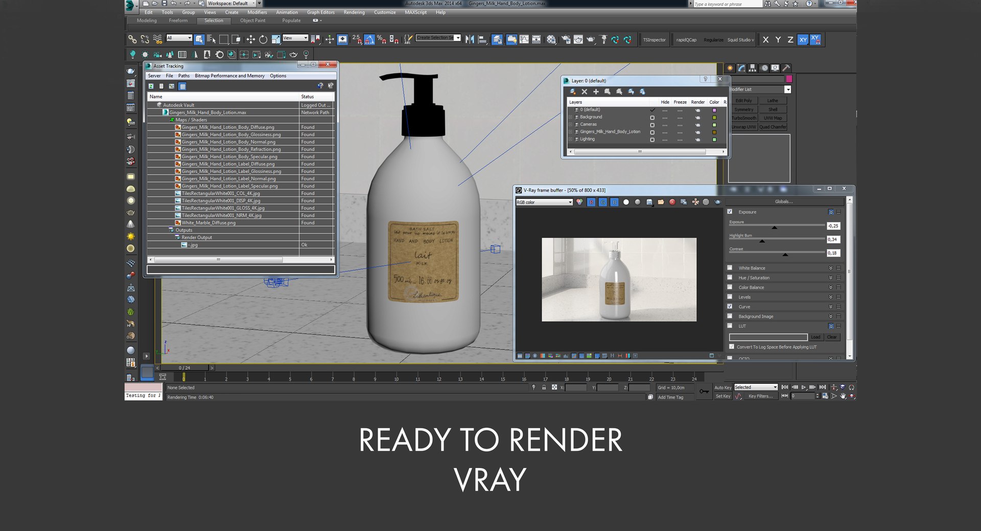 3D Realistic Gingers Milk Hand Model - TurboSquid 1452269