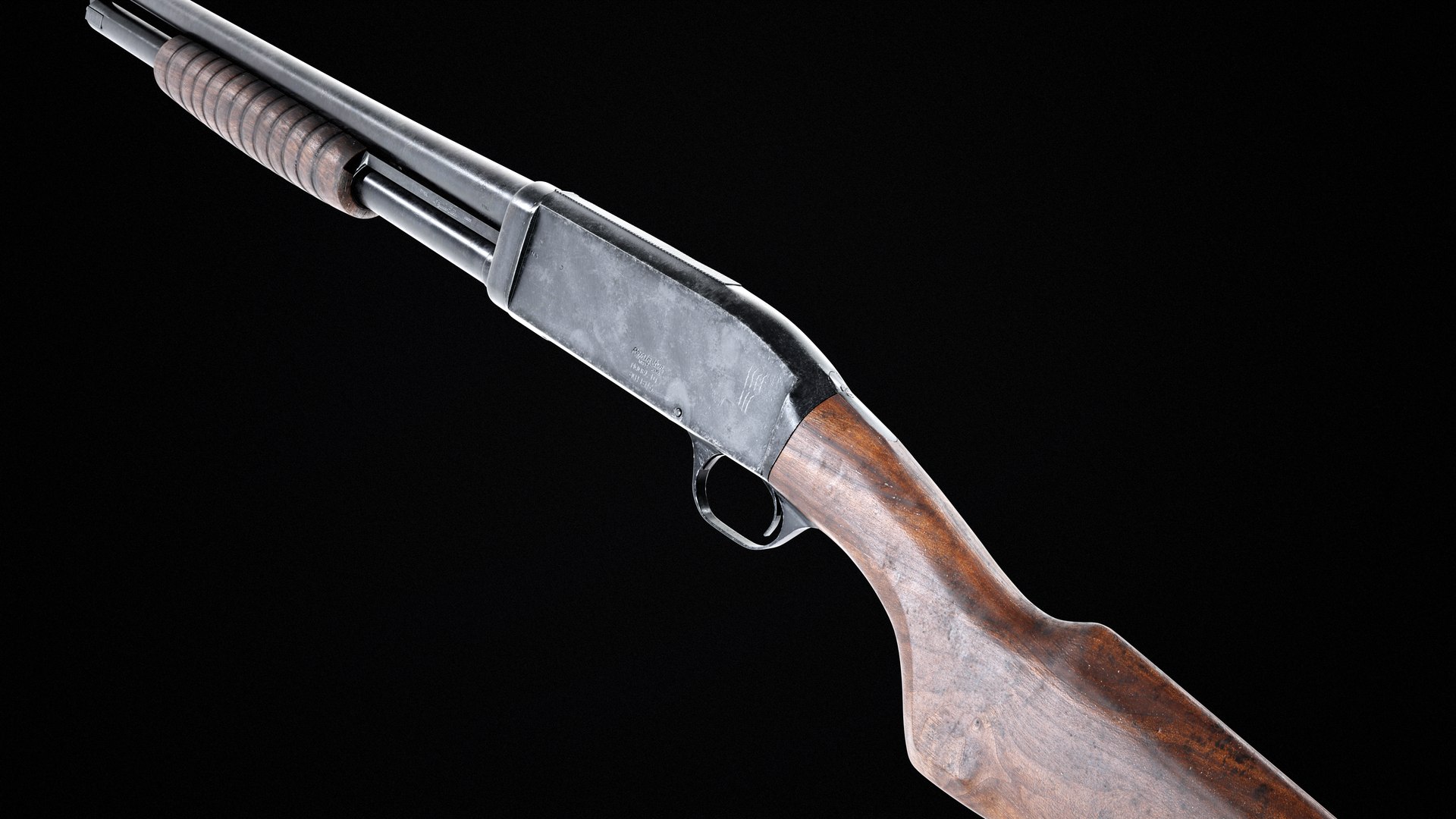 3D Model Remington Model 10 WWII Shotgun - TurboSquid 2225964