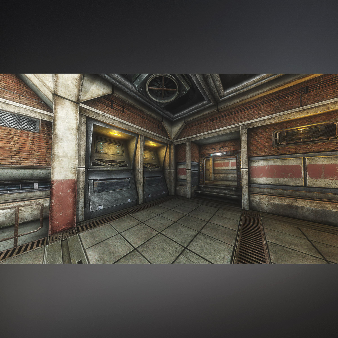 3ds sci-fi interior armory