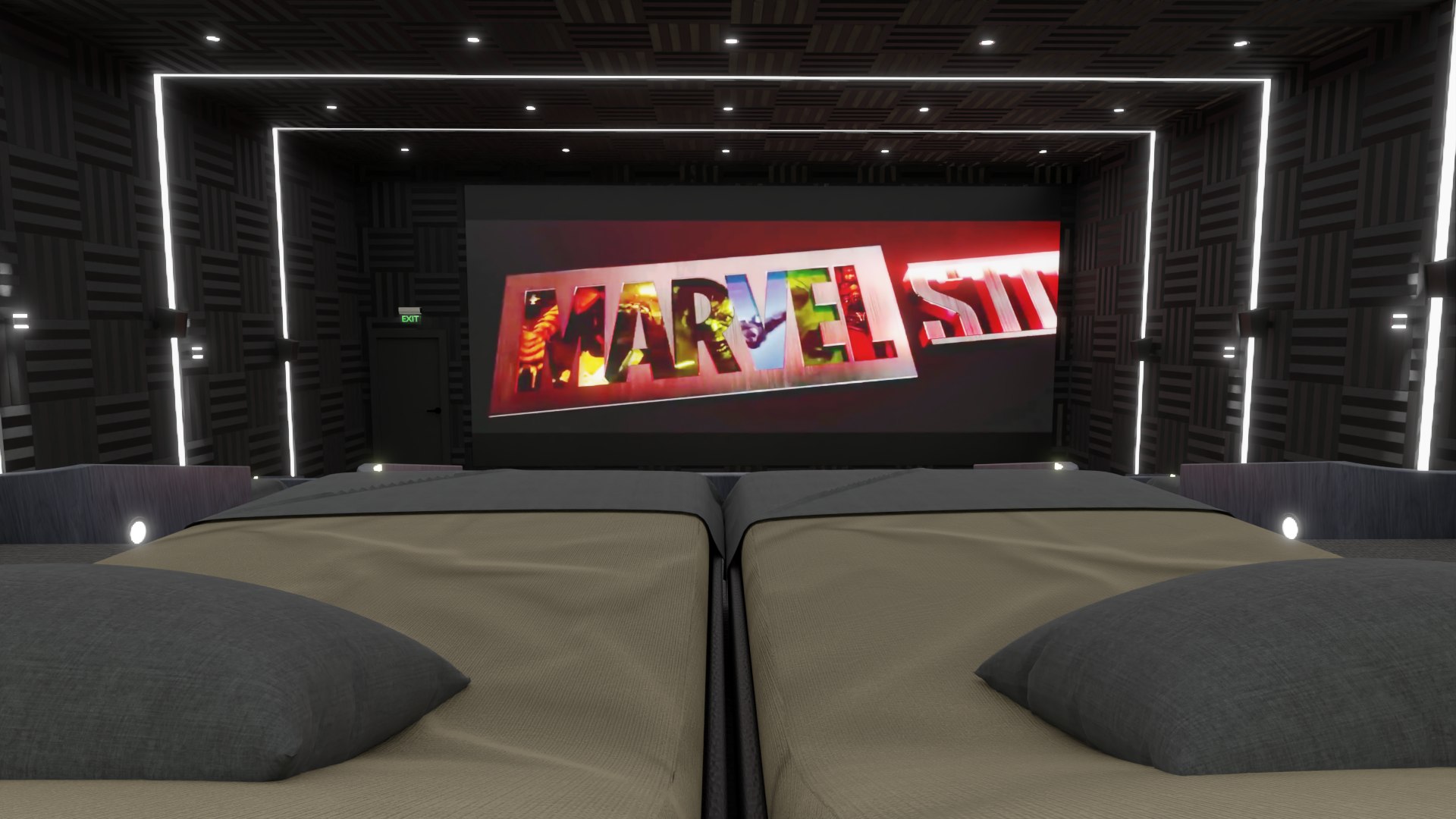Movie Theater 3D Model - TurboSquid 2009553