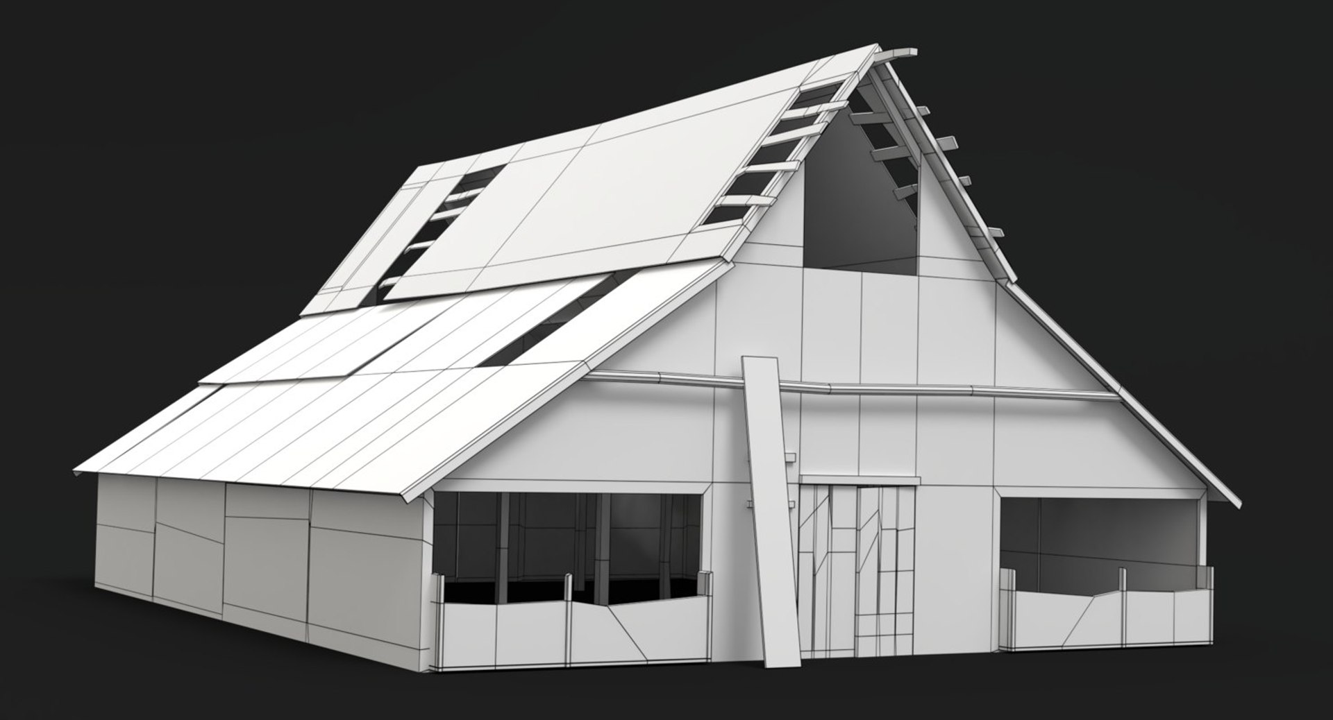 Rustic Farm Sets Model - TurboSquid 1414383