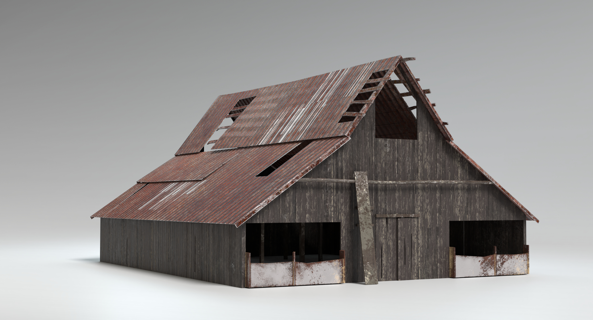 Rustic Farm Sets Model - TurboSquid 1414383